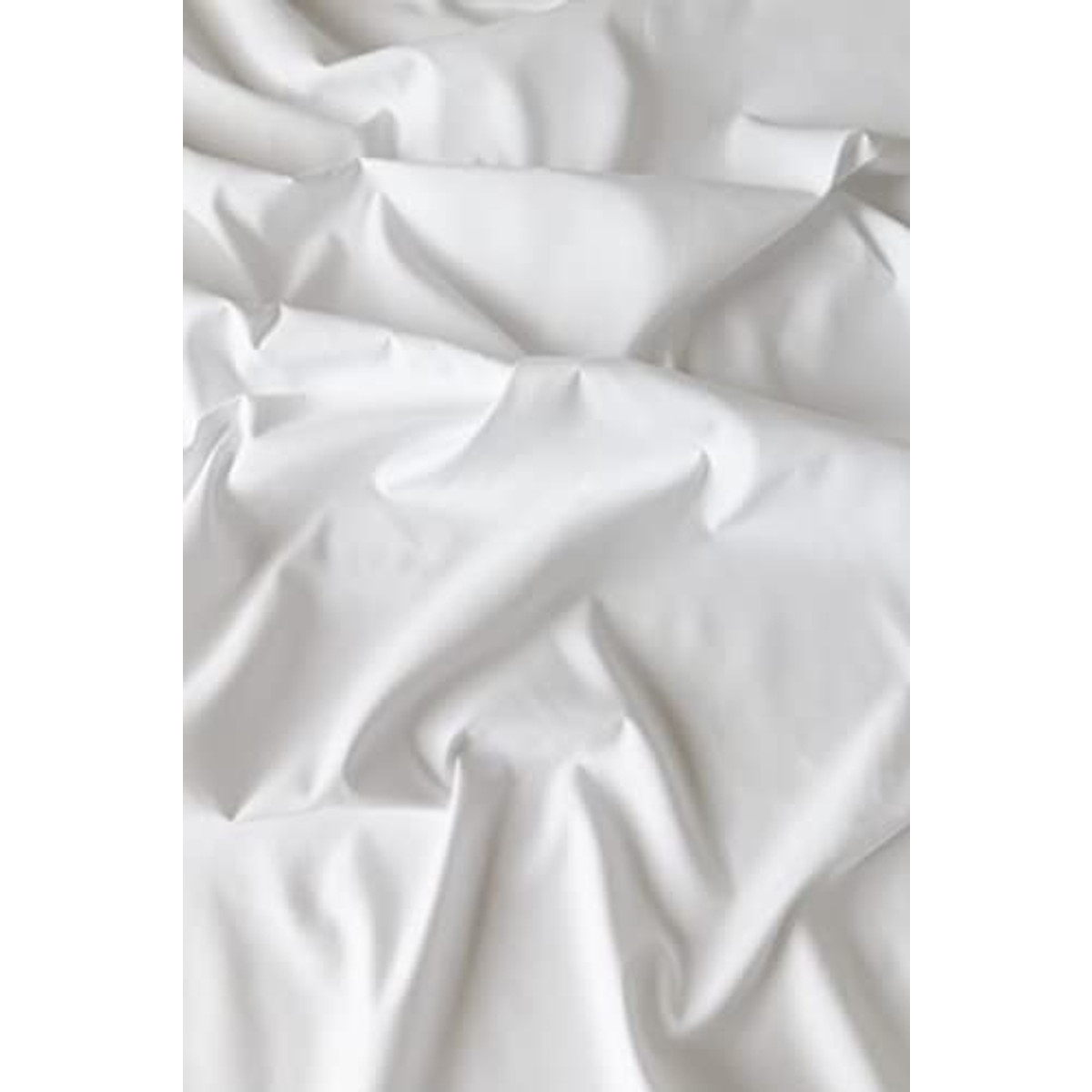 Southshore Fine Linens® - Oversized Flat Sheets Extra Large - 132 Inches x 110 Inches (Bright White)