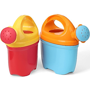 Anzmtosn Jumbo Watering Can for Kids - Beach Sand Toys Garden Play Time or Practical Use - Childs ABS Plastic Plant Garden Watering Can - Small Water Can for Boys Girls, Perfect for Easter Gift
