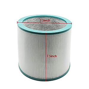 EZ SPARES Vacuum Parts Replacement,Compatible with Dyson,Pure Cool Link Tower Purifier TP00 TP02 TP03,AM11,Pure Fresh Air Purifier Cleaner Hepa Dual-Layer Filter Automatically Parts,# 968126-03