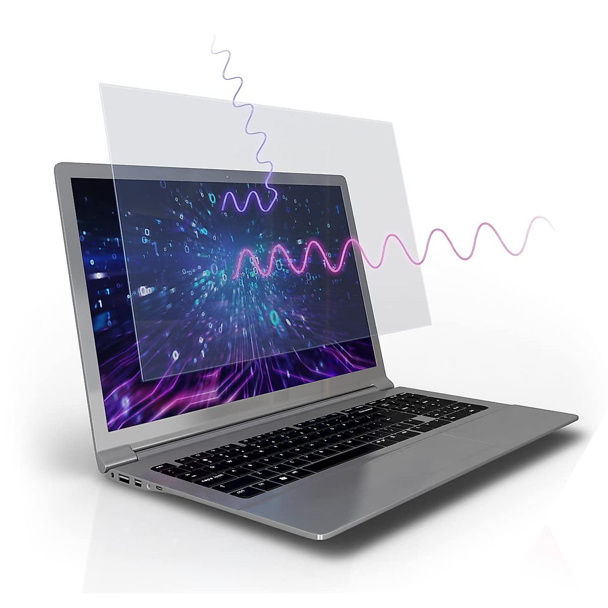 Premium Anti Blue Light and Anti Glare Screen Protector (3 Pack) for 15.6 Inches Laptop. Filter out Blue Light and relieve computer eye strain to help you sleep better