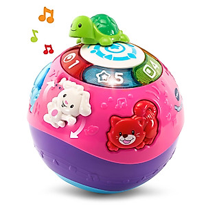 VTech Wiggle and Crawl Ball, Purple