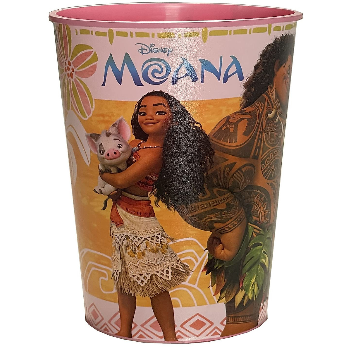 Moana Inspired 3pc Bright Smile Oral Hygiene Bundle! Toothbrush, Brushing Timer & Mouthwash Rinse Cup! Plus Dental Gift & Remember to Brush Visual Aid!