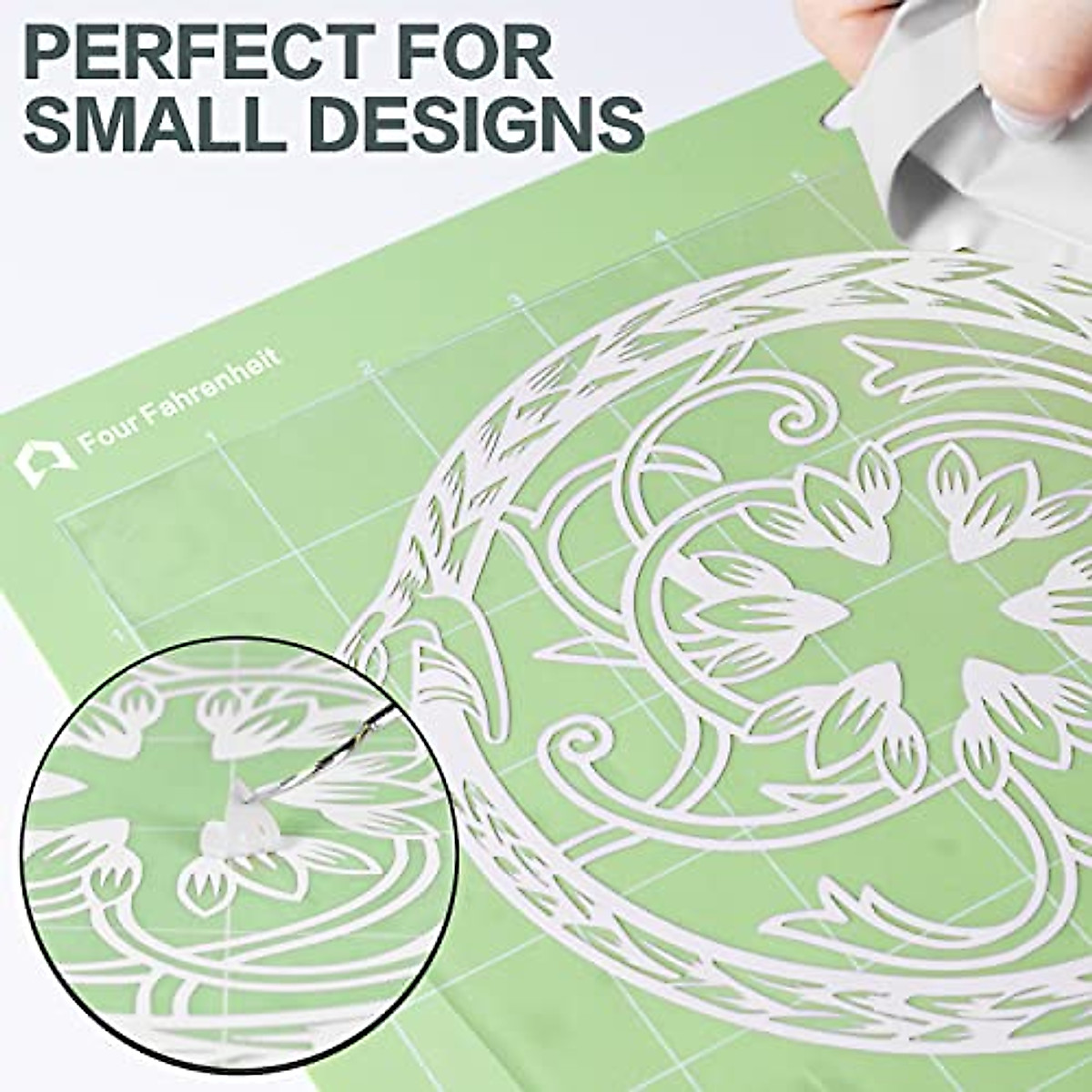 HTV Vinyl Roll, White Iron On Vinyl 12in x 9ft HTV Heat Transfer Vinyl for All Cutter Machine