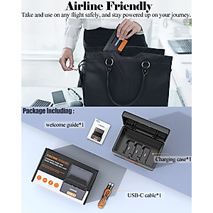 Wireless Charging Case Compatible for Rode Wireless GO 2, 3400mAh Battery Charger Storage Box for Rode Microphones Wireless Go II, ZGCINE ZG-R30 Pro