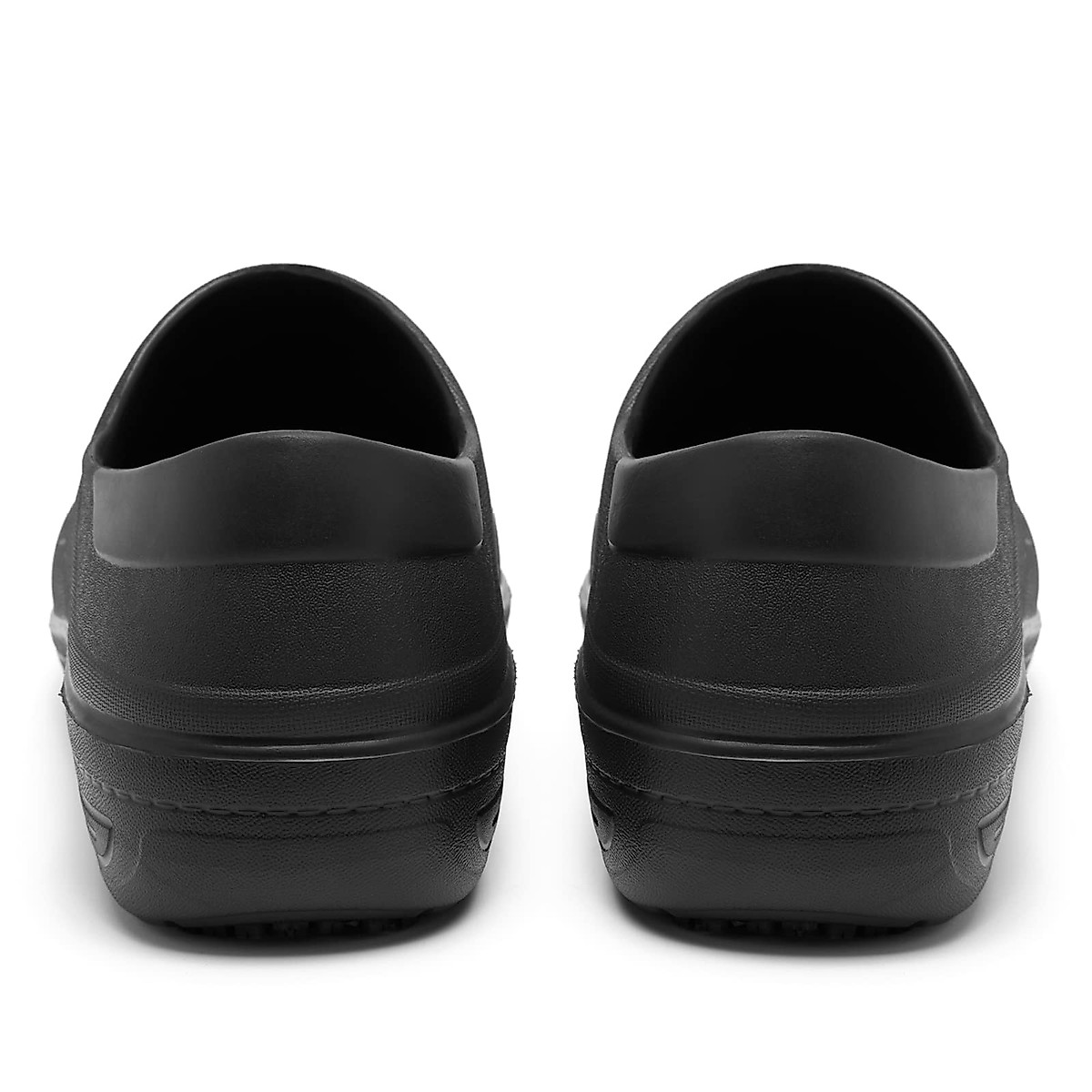 alcubieree Non Slip Work Shoes for Women,Slip Resistant,Waterproof,Oil-Proof,Ideal for Nurse Healthcare Crews,Kitchen Chef Food Service Restaurant Slip on Working Footwear Black Size 8.5