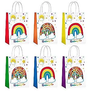 Mocoosy 18 Pack Rainbow Party Favor for Kids, Party Favor Supplies, Rainbow Candy Treat Birthday Gift Colorful Party Decorations for Baby Shower Birthday Party Favor