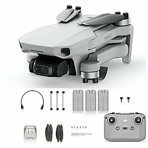 CAMRISE Original DJI Mini 2 Drone Quadcopter Ready To Fly 3 battery Bundle (Renewed)