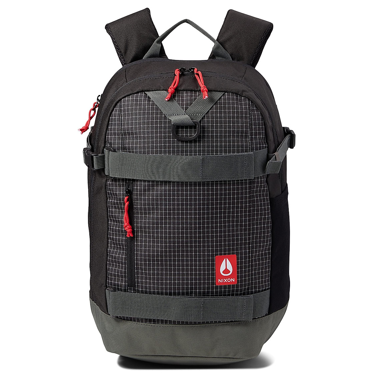 NIXON Gamma Backpack - Dark Olive - Made with REPREVE® Our Ocean™ and REPREVE® recycled plastics.