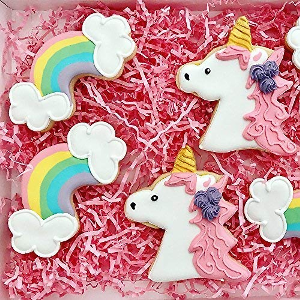 Unicorn Cookie Cutters 3-Pc. Set Made in USA by Ann Clark, Unicorn Head, Unicorn, Rainbow