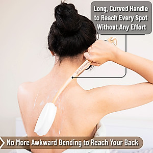 Slick- Lotion Applicator, 17 inch, Applicators for Your Back, Back Applicator Lotion, Certified Organic, Easy Reach Washable, Applicators, Self Tanner For All Skin Tone