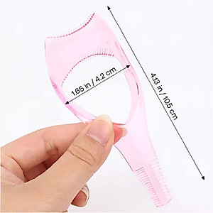 Pack of 2 Mascara Shield Applicator Guard, Lash Shield for Mascara, 3 in 1 Eyelashes Tools Mascara Shield Applicator Guard, No Mess Mascara Guard, Eyelid Shield for Putting on Mascara