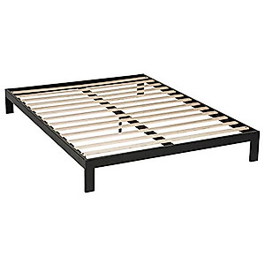 Wolf Tranquility Boxtop 11" Coil and Gel Memory Foam Hybrid Mattress/Platform Set, Queen