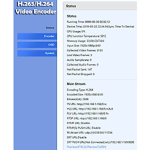 ISEEVY H.265 H.264 HDMI Video Encoder HDMI to IP Streamer for IPTV Live Stream Broadcast Support RTMP RTMPS RTSP RTP UDP HTTP FLV HLS TS SRT and Live Platforms