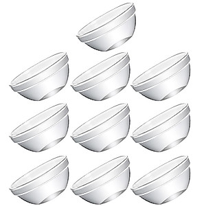 DOITOOL Stackable Clear Bowl Set of 10 Glass Bowls, Mini Prep Bowls Stackable Glass Serving Bowls for Kitchen Prep, Dessert, Dips, Salad, Candy Dishes, 2.4 x 1.1 Inch Small Glass Bowls