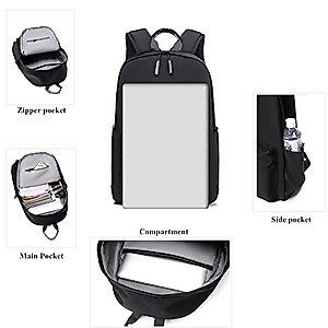 LANSHIYA Classic Basic Backpack for Girls Boys Solid Color Elementary Middle High School and College Bookbag Lightweight Casual Teens Travel Outdoor Daypack,Pink