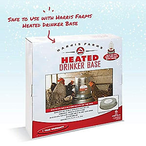 Harris Farms Poultry Drinker | Simple and Easy to Use for Any Size Flock | Made of BPA-Free Plastic | 6.25 Gallon, Green