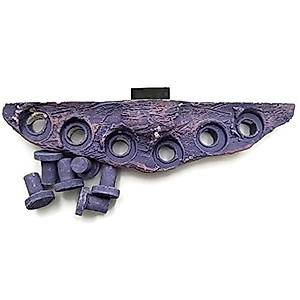 Oceans Wonders MAG Rock 6.0 Magnetic Coral Frag Rack Plug Holder with 6 Plugs