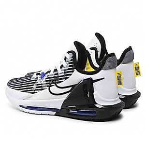 Nike Lebron Witness VI Mens Basketball Trainers Cz4052 Sneakers Shoes, White/Black-Persian Violet, 11 M US, White Black Persian Violet 100