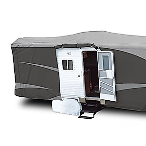 ADCO 52245 Designer Series SFS Aqua Shed Travel Trailer RV Cover - 28'7 Inch - 31'6 Inch, Gray
