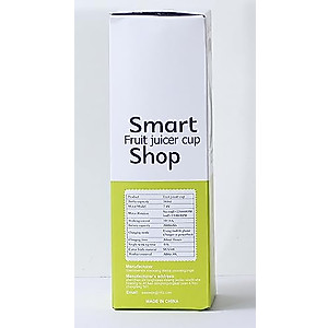 Portable Blender Cup,Electric USB Juicer Blender,Mini Blender Portable Blender For Shakes and Smoothies, Juice,380ml, Six Blades Great for Mixing,Green