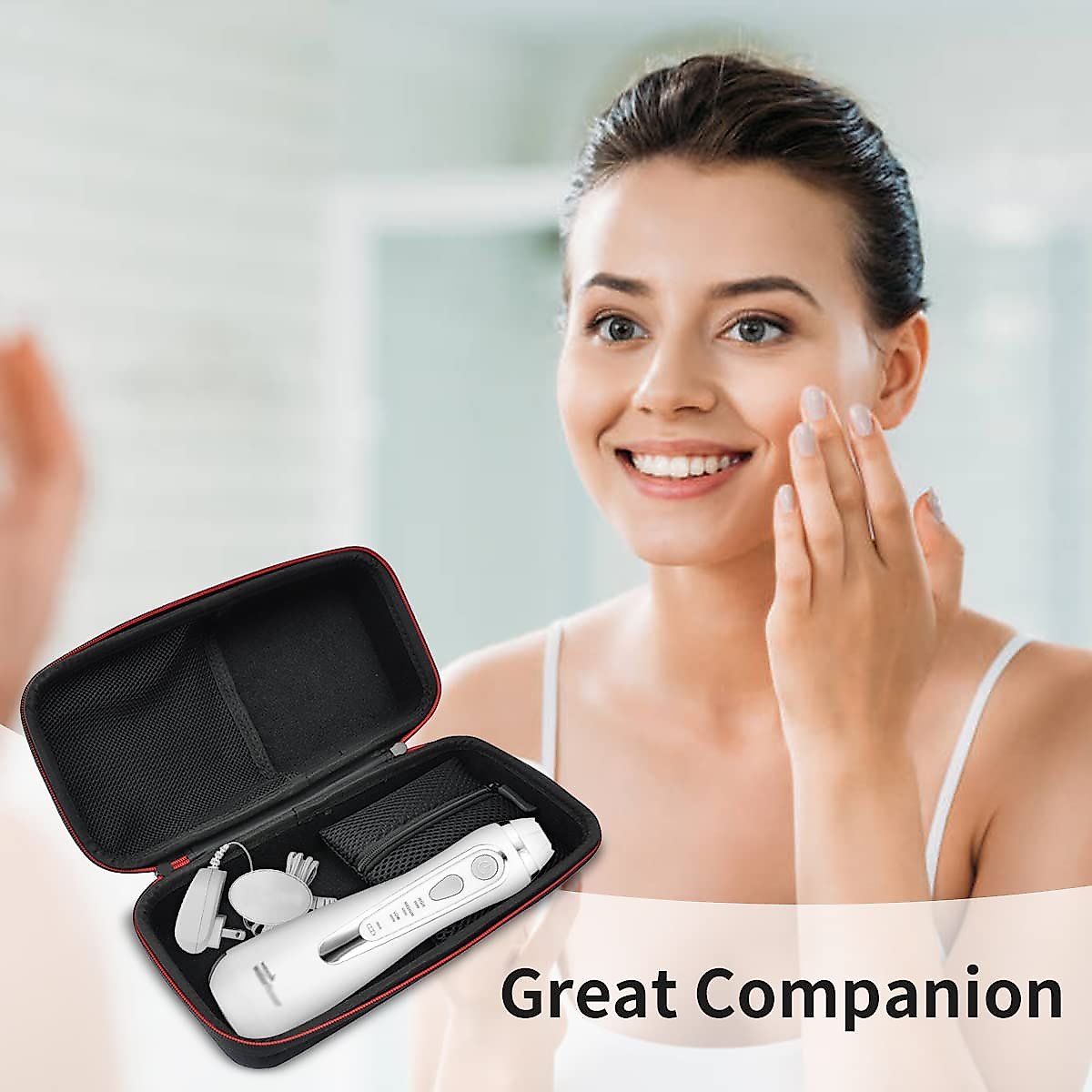 HESPLUS Hard Travel Case for Waterpik Cordless Advanced Water Flosser Professional Water Flosser Nano Sonic Toothbrush WP-560 WP-562 WP-563 WP-567 WP-569 WP-450 WP-440 WP-565W/WP-565C