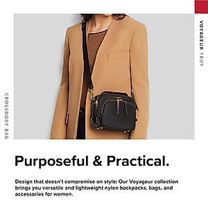 TUMI - Voyageur Troy Crossbody Bag - Over Shoulder Satchel for Women - Black