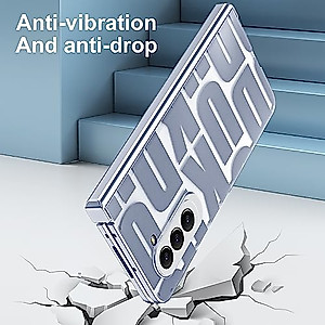 Compatible with Samsung Galaxy Z Fold5 Case with Built-in Screen Protector | Hinge Protection | Full Body Ultra-Thin Anti-Scratches Shockproof Protective Phone Cover for Samsung Galaxy Z Fold 5, Blue