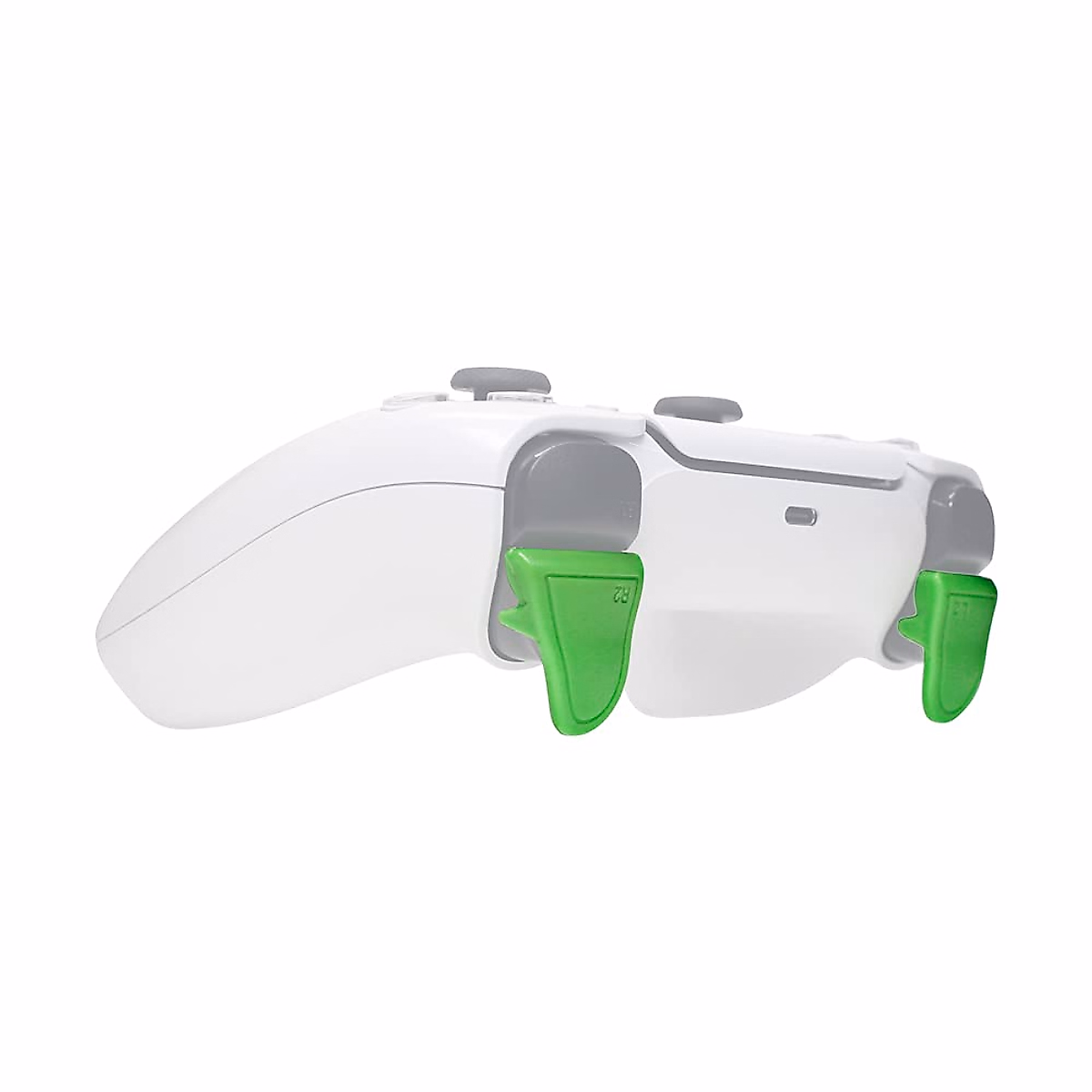 L2 R2 Trigger Buttons Extender Triggers Replacement Parts for PS5 Controller (Green)
