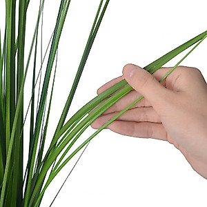 luxsego Artificial Plants with Pot - 23.6 Inches Artificial Snowball Flower Desk Decorations, Fake Plants Greenery Decor for Home, Office, Bathroom, Wedding, Garden, Indoor and Outdoor