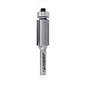 Amana Tool 47104 Flush Trim 1/2-Inch Diameter by 1-Inch Cutting Height by 1/4-Inch Shank 2-Flute Router Bit