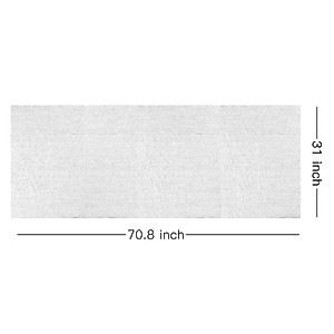 20 PCS Massage Table Sheets Disposable Non Woven SPA Bed Cover Breathable Polypropylene Fabric 31" x 70" Thin, Not Waterproof(White)