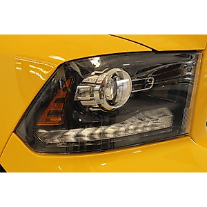 Mopar Pair Of Dodge Ram 1500 2500 3500 Black Projector Headlights OEM