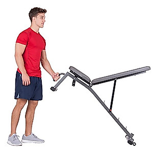 Body Champ Launch Bench Set with 2-Piece Power Rack, Home Fitness Equipment