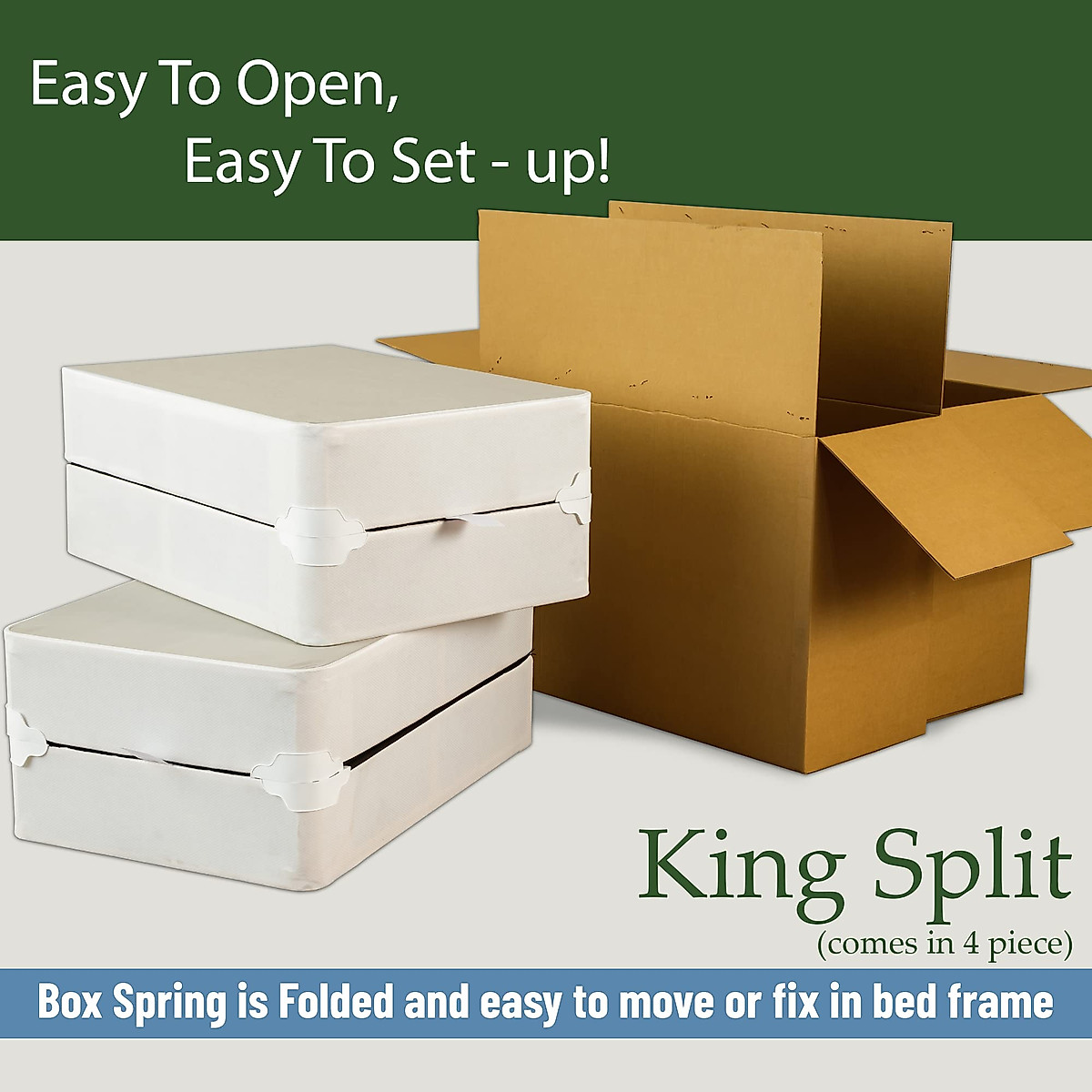 Split Wood Traditional Boxspring/Foundation,