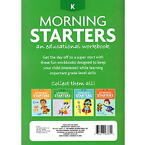 Kindergarten - Morning Starters Educational Workbooks - v2