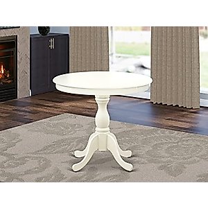 East West Furniture Dining Table, 36x36 Inch, AMT-LWH-TP
