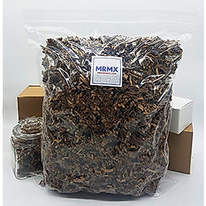 MRMX (1/2 Pound 8 oz natural Tan Kraft Crinkle Cut Paper Shred Filler for Gift Wrapping & Basket Filling Comes In a Reclosable Poly Zip Lock Bag