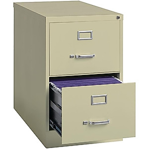 Scranton & Co 2 Drawer Legal File Cabinet in Putty