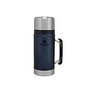Stanley Classic Legendary Food Jar 0.94L Nightfall – BPA Free Stainless Steel Food Flask - Hot for 20 Hours - Leakproof Lid Doubles as Cup - Thermal Lunch Box for Hot Food - Dishwasher Safe