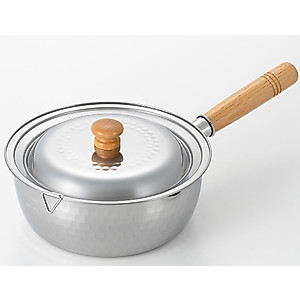 Stainless lid for yukihira pan 18cm & 20cm (Japan Import)