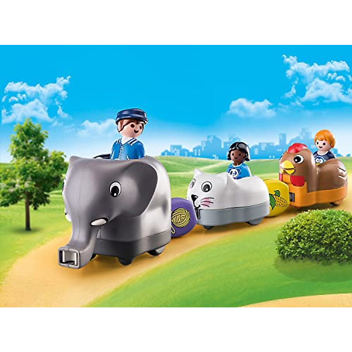 Playmobil 1.2.3 Animal Train