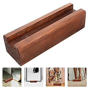 Cabilock Display Stand Wood Full Length Mirror Holder Rack Artwork Rack Artwork Stand Artwork Display Support Display Rack Wood Display Mount Artwork Holder Wood Display Holder