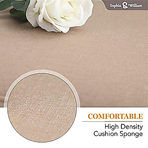 Sophia & William Patio Dining Set 7 Pieces Outdoor Metal Furniture Set, 6 x Patio Dining Swivel Chairs with 1 Expandable 6-8 Person Table for Lawn Garden