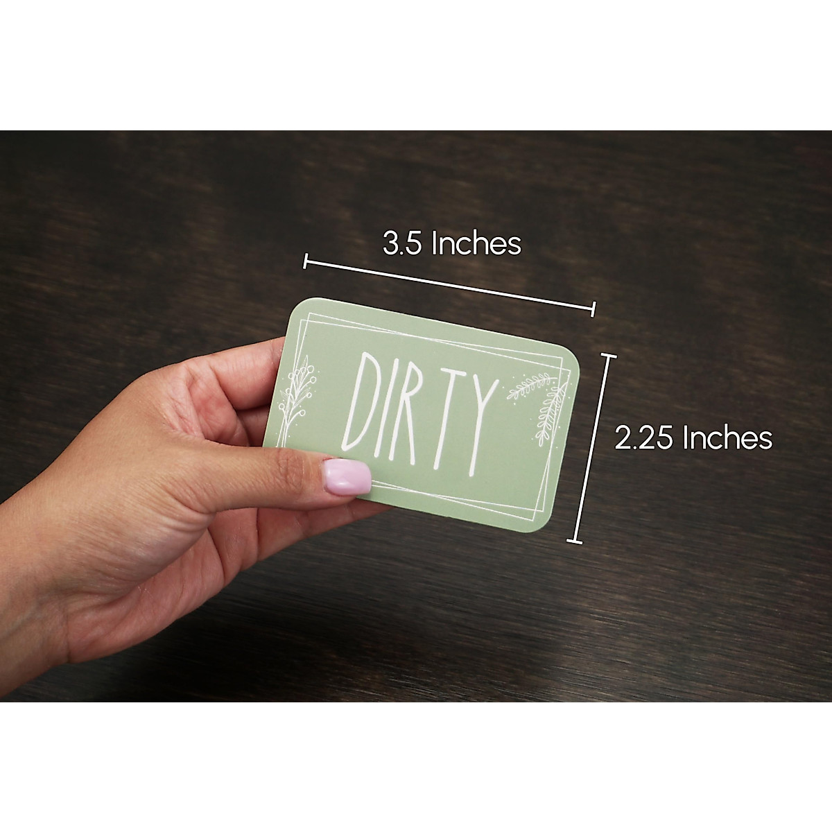 Double-Sided Dishwasher Magnet Clean Dirty Sign, Clean and Dirty Magnet for Dishwasher, Dirty or Clean Magnetic Signs, Clean/Dirty for Stainless Steel Decor, Dish Washer Sign Magnet