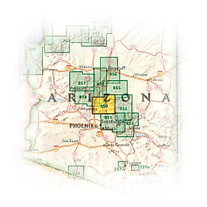 Mazatzal and Pine Mountain Wilderness Areas Map [Coconino, Prescott, and Tonto National Forests] (National Geographic Trails Illustrated Map, 850)