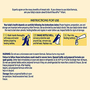 Enfamil NeuroPro Ready-to-Use Baby Formula, Ready to Feed, Brain and Immune Support with DHA, Iron and Prebiotics, Non-GMO, 32 Fl Oz Bottle, Pack of 6