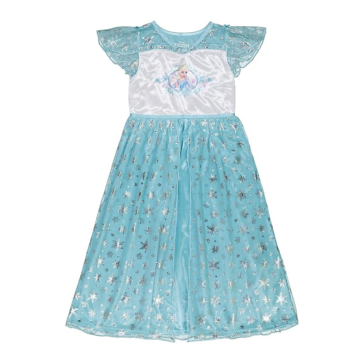 Disney Girls' Frozen Fantasy Gown Nightgown, ELSA IN BLUE 2, 3T