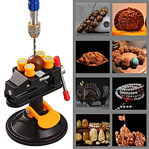 Wolfride Mini Table Vice Bench Vice Clamps for Woodworking, 360° Rotation