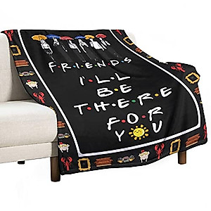 Friends Blanket Show Gifts to Friends Throw Blanket Ultra-Soft Micro Fleece Blanket The Office Blanket Fleece Bed Blankets All Season for Couch