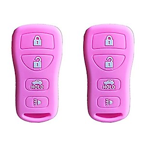 KAWIHEN Silicone Protector Cover Fit for Nissan 350Z Altima Armada Maxima Murano Pathfinder Sentra Versa Quest Infiniti EX35 FX35 FX45 G35 I35 Q45 QX56 KBRASTU15 CWTWB1U758 CWTWB1U733 CWTWB1U821